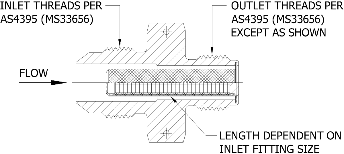 AS5174 Industrial Aerospace Filter Fitting Reducer | Ejay Filtration Inc