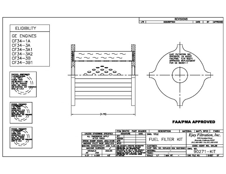 Custom & OEM Replacement Filtration Products Company | Ejay Filtration ...