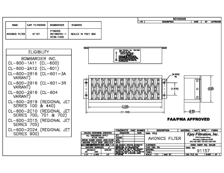 Custom & OEM Replacement Filtration Products Company | Ejay Filtration ...